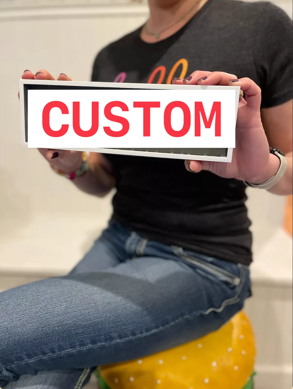 CUSTOM 3D printed game console placard, multi-color. You design your o ...
